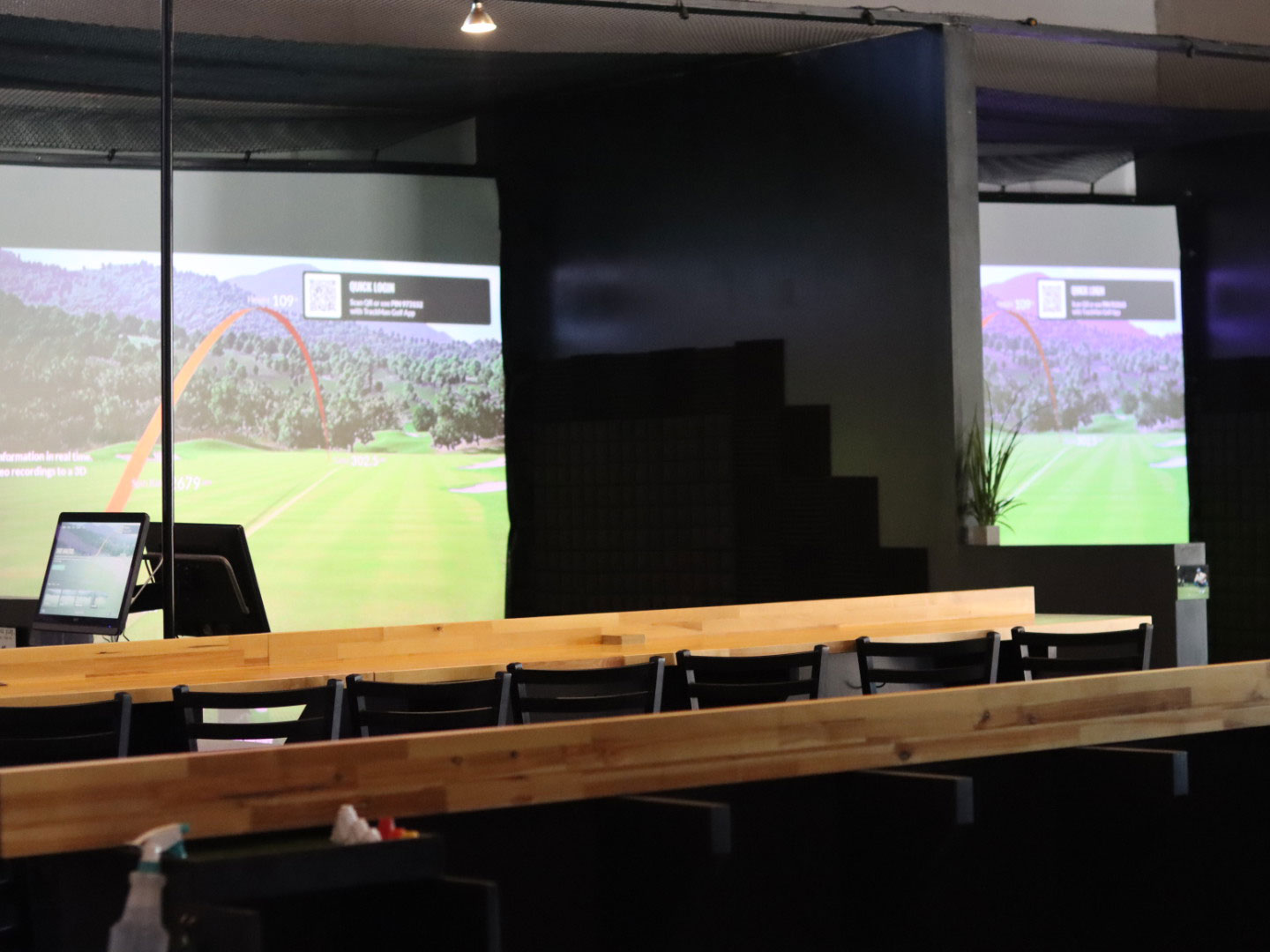 Albatross Golf Sim and Bar