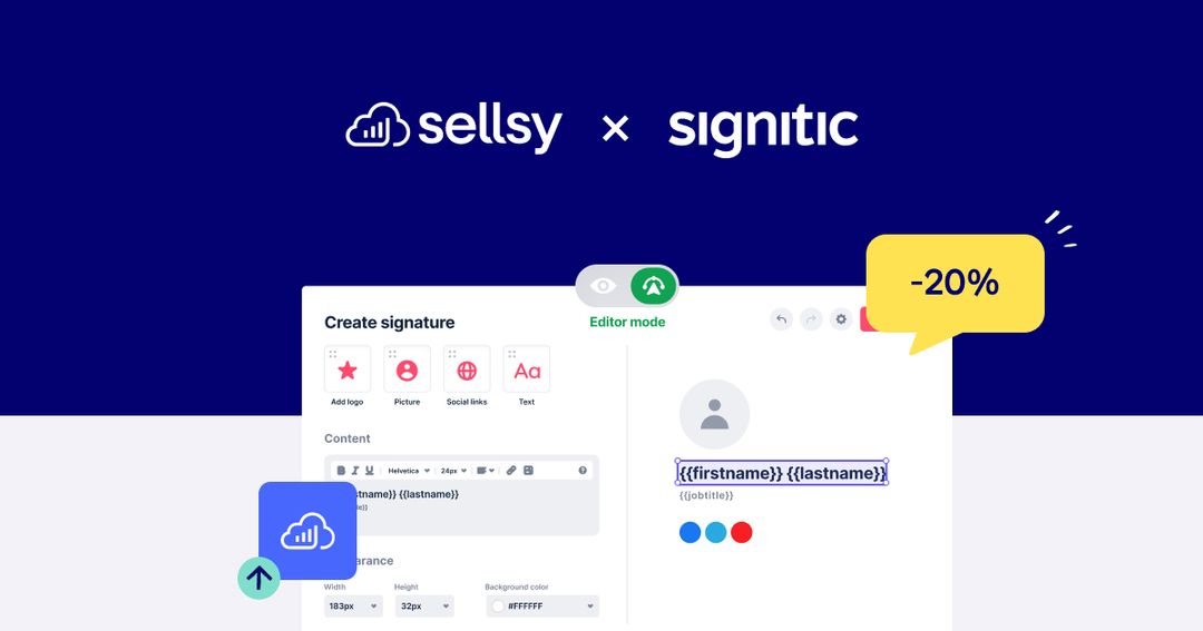 Signitic s'intègre avec la suite Sellsy