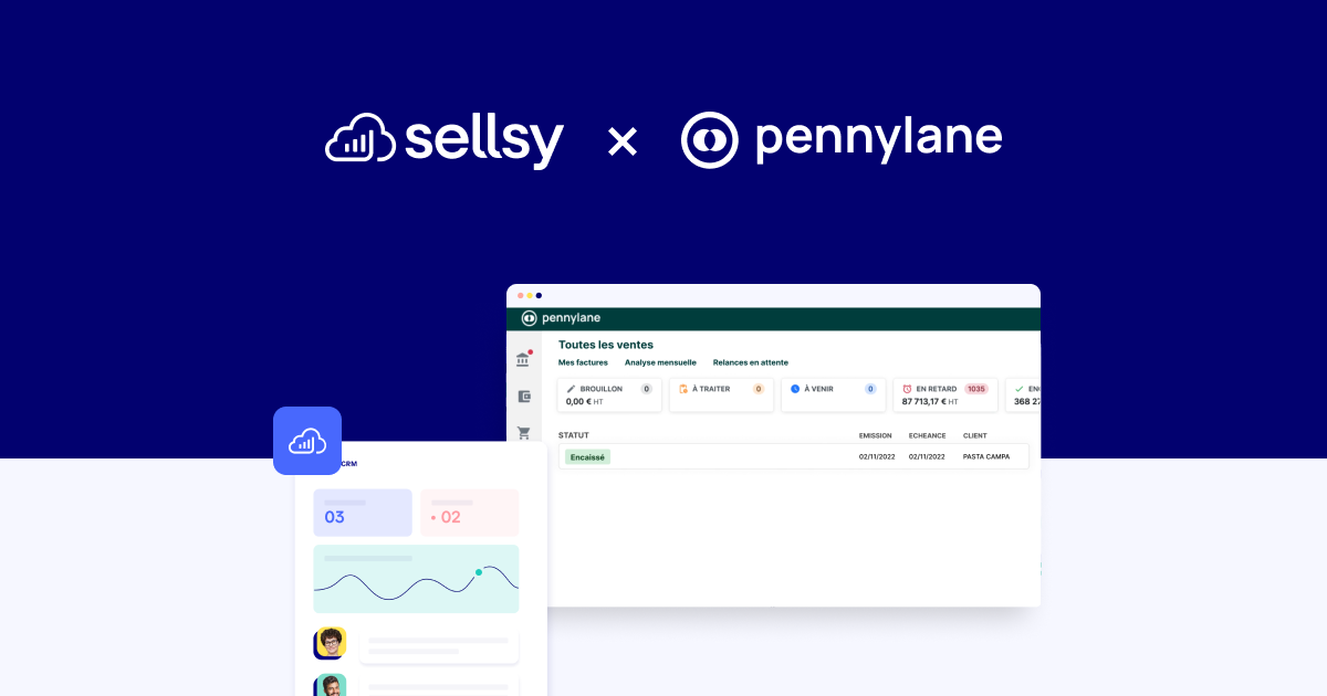 Pennylane s'intègre avec la suite Sellsy