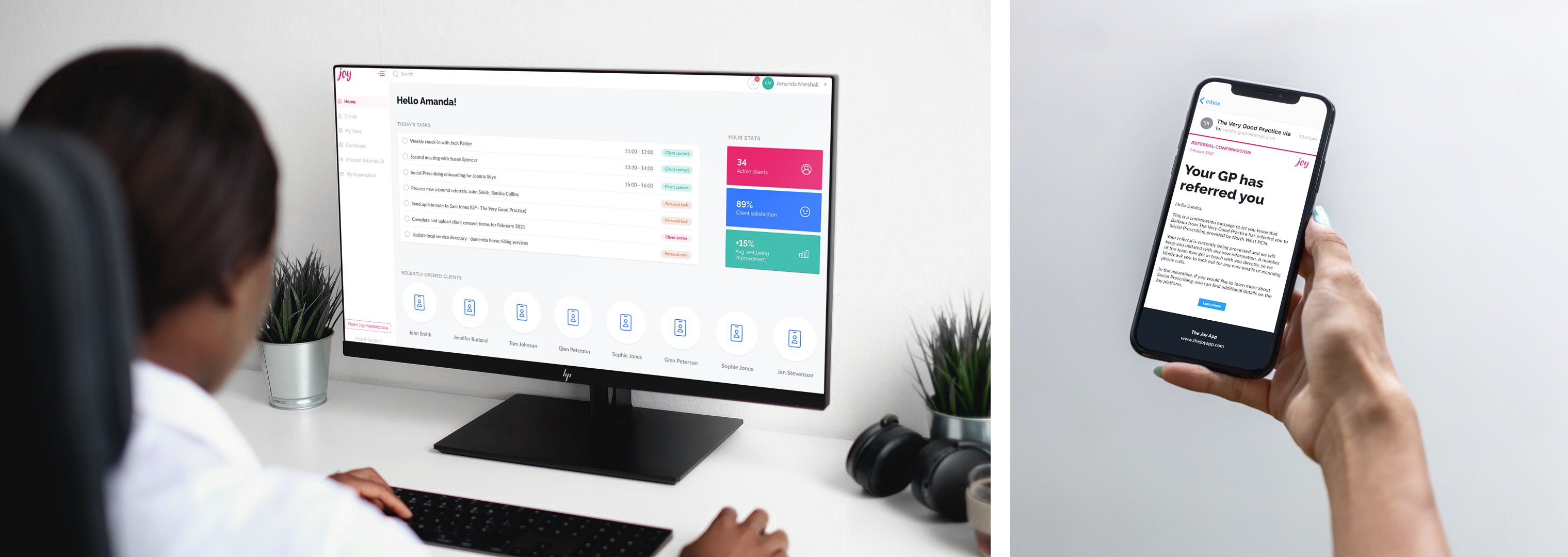 Case Management System - Joy Social Prescribing Software