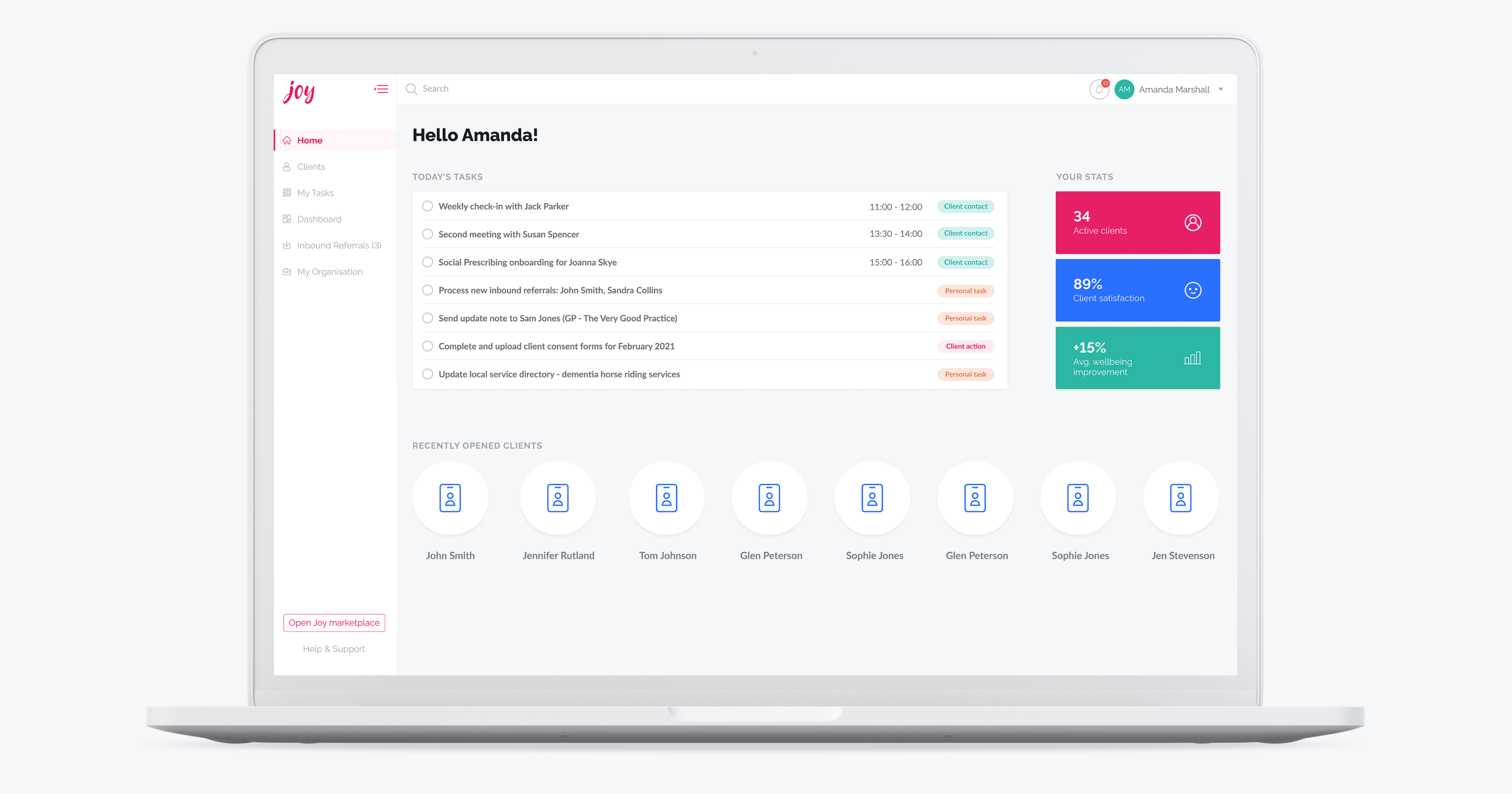 About - Joy Social Prescribing Software