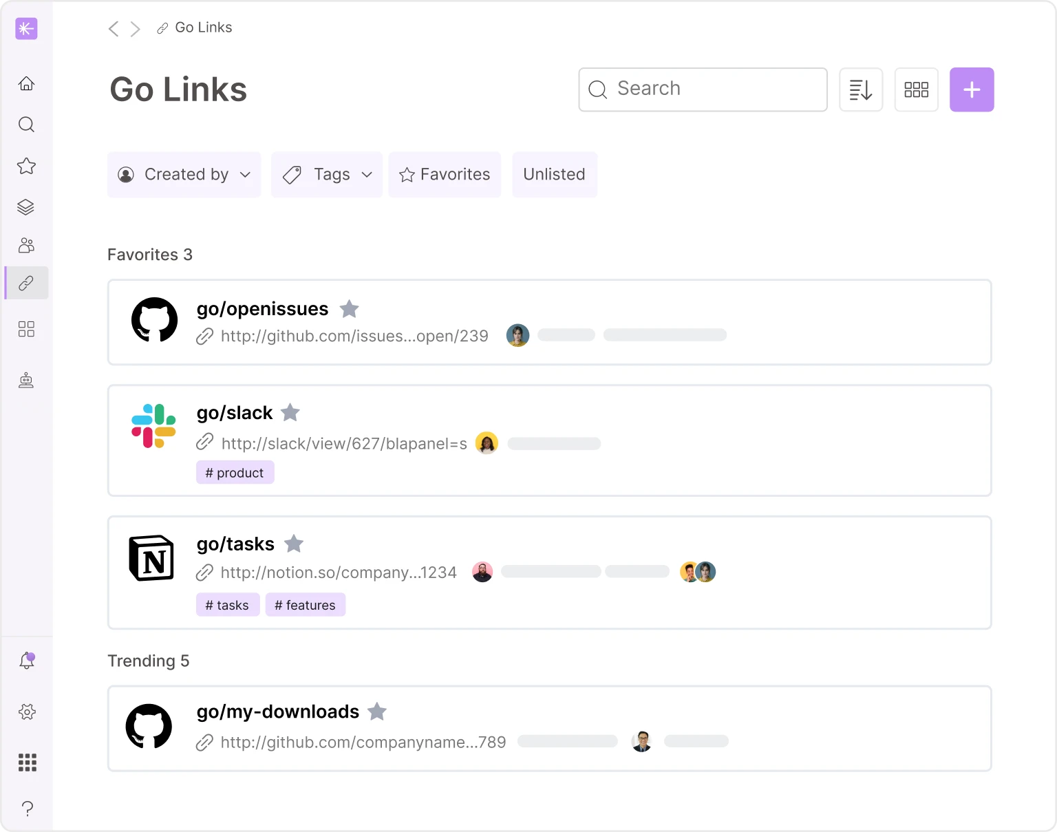 Go Links | Unleash.so