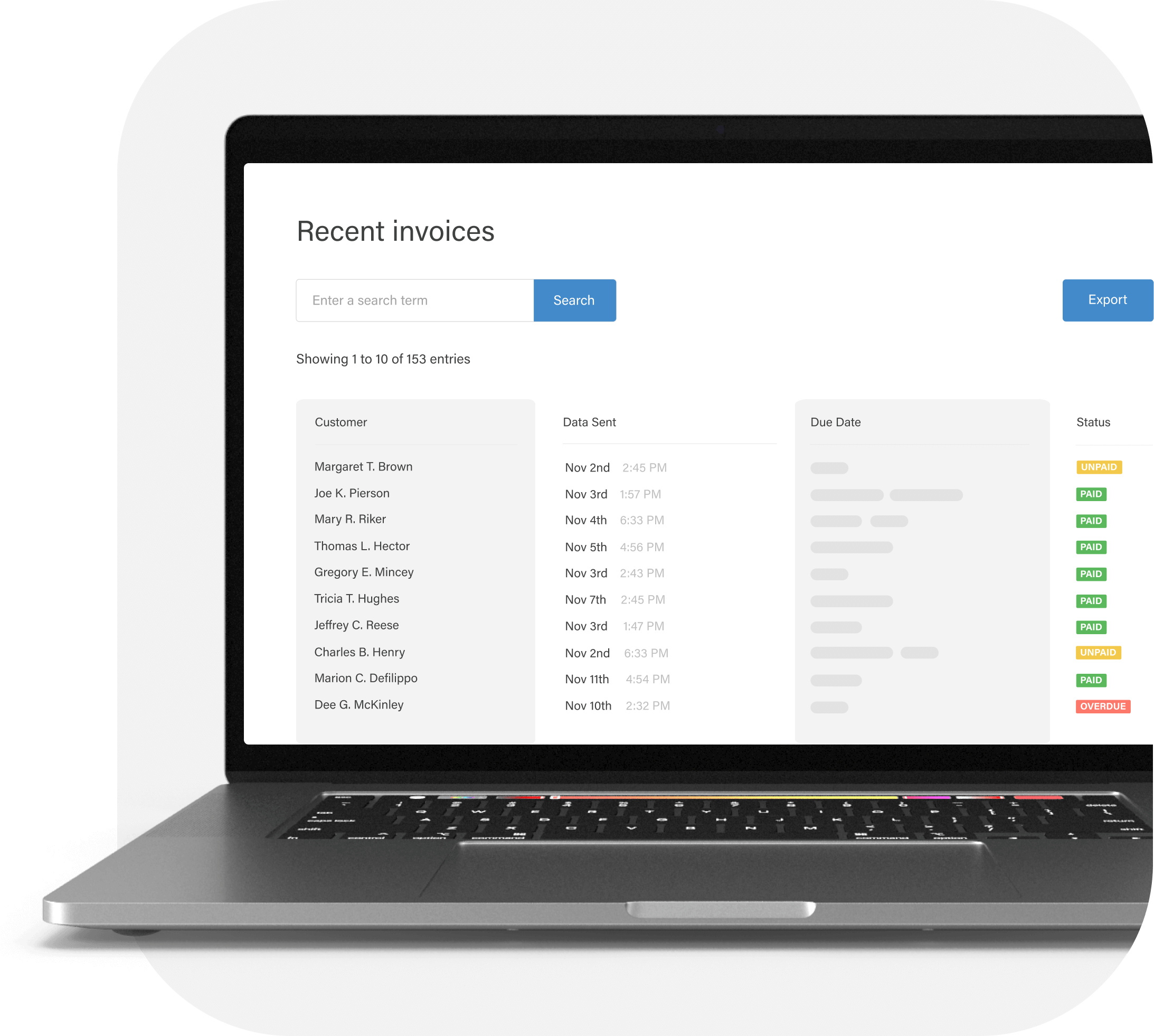 Send & receive invoices via email or SMS text