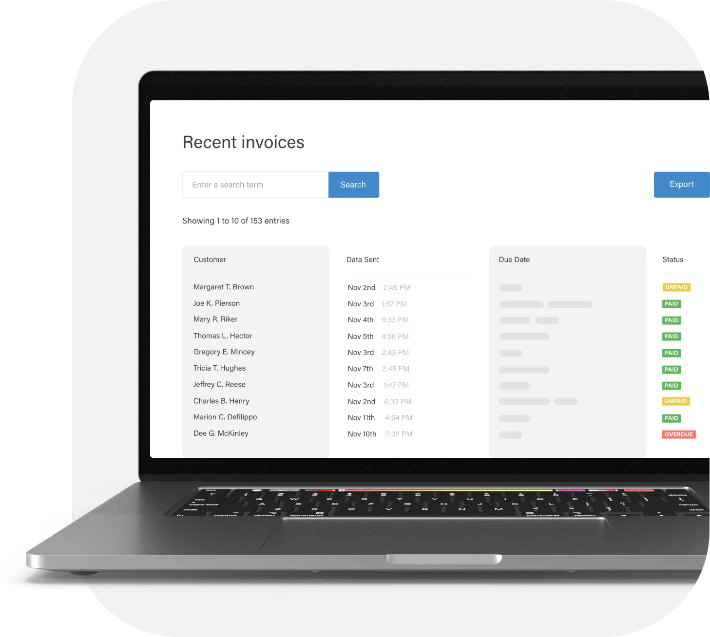 Send & receive invoices via email or SMS text