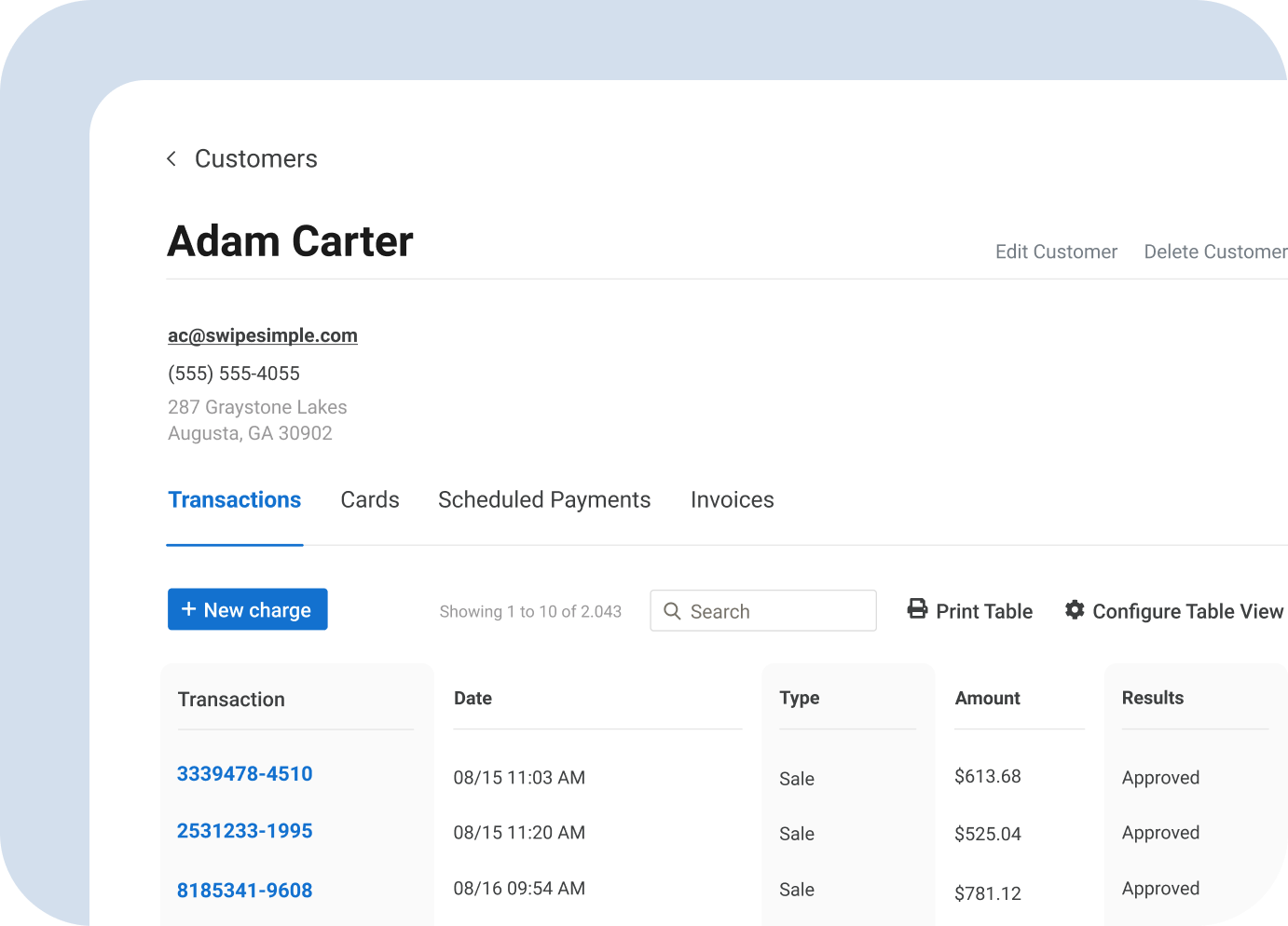 SwipeSimple for On-site technical services merchants