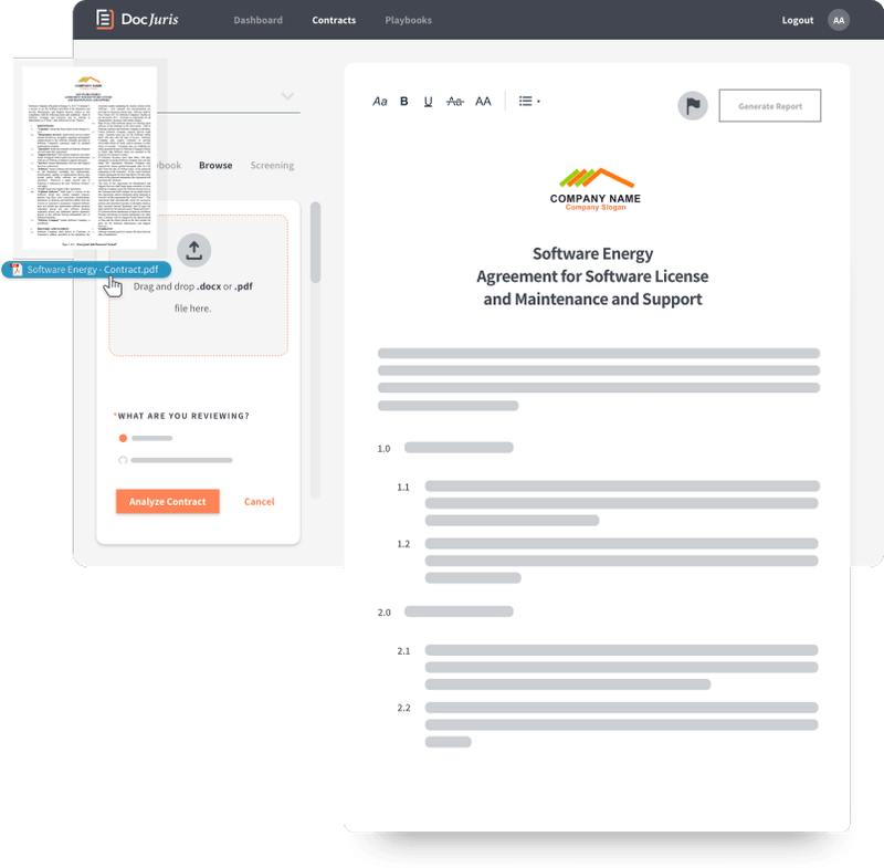 Services Agreement Playbook Template