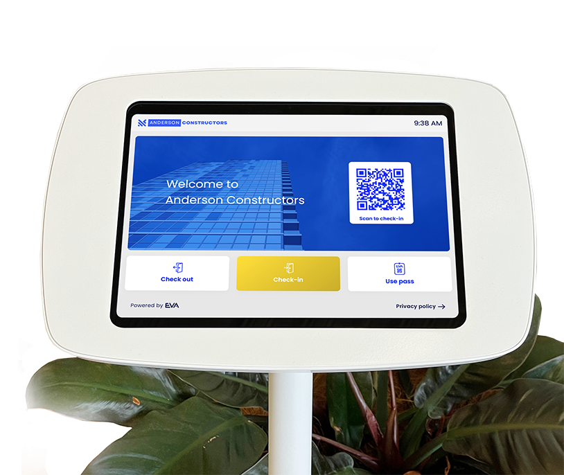 EVA Check-in | Visitor management system | Sign-in & safety orientations