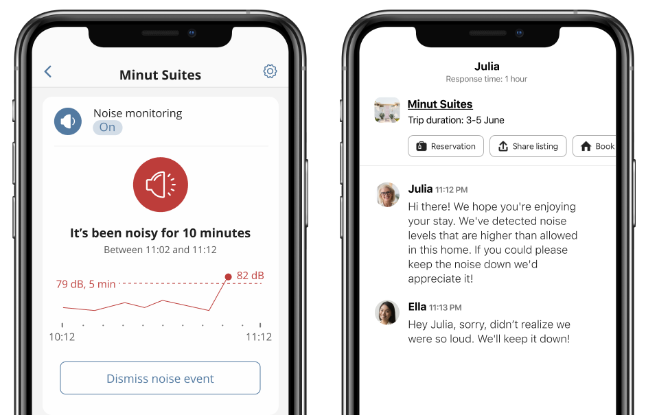 The most powerful Airbnb home security sensor | Minut