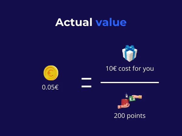 How to set the value of your loyalty points?