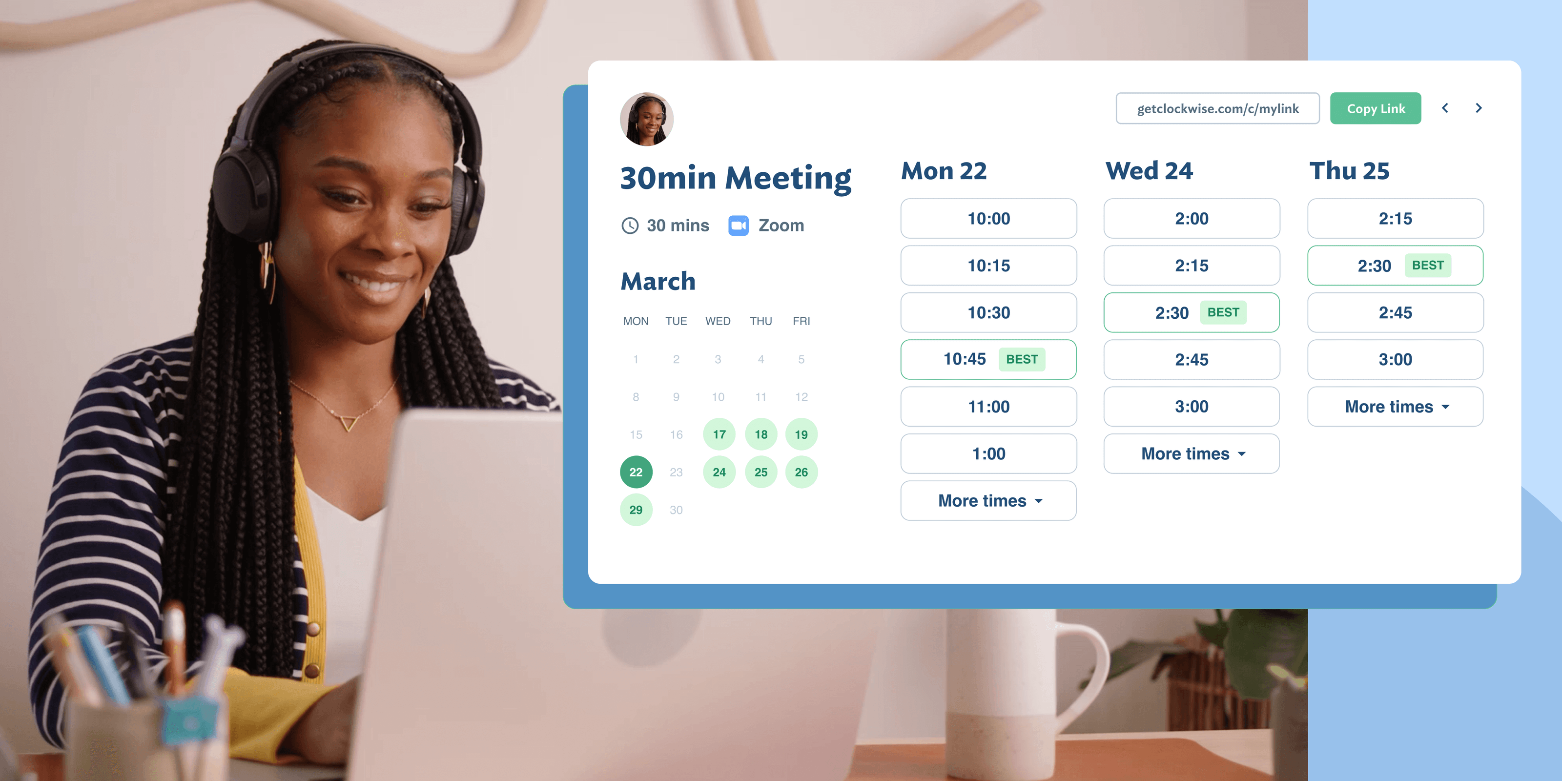 Introducing Clockwise Links - Smart Meeting Scheduler | Clockwise