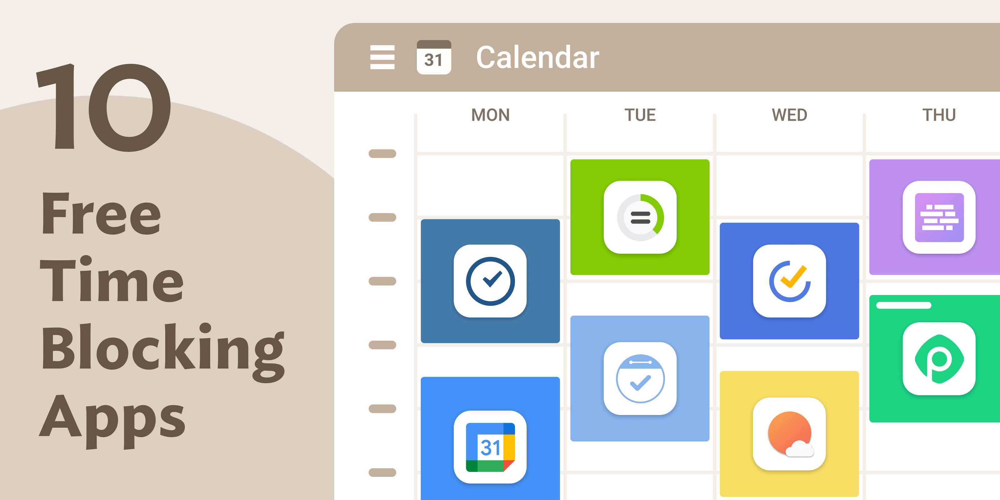 The Top 10 Free Time Blocking Apps Compared | Clockwise