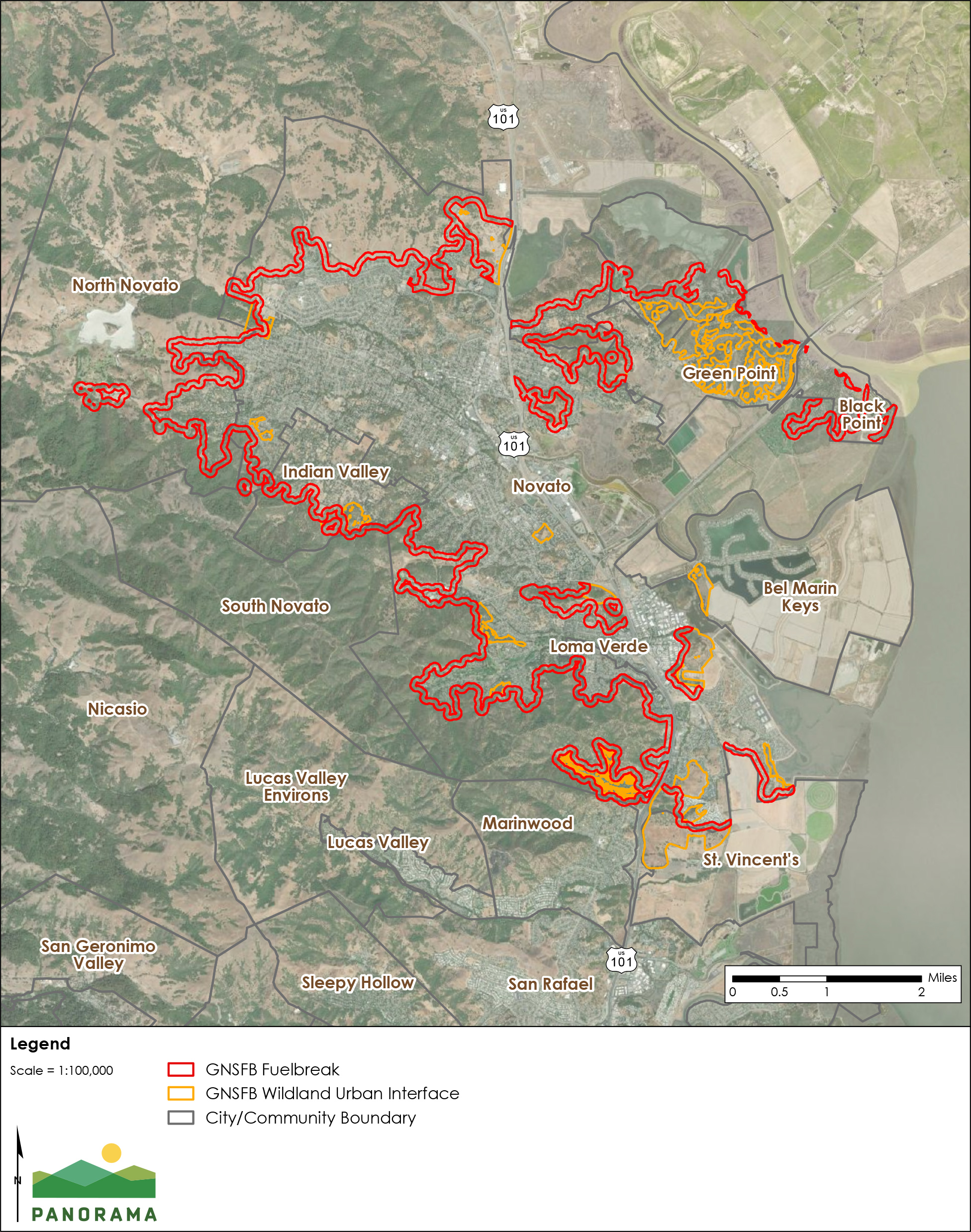 Greater Novato Shaded Fuel Break Gains Press Attention
