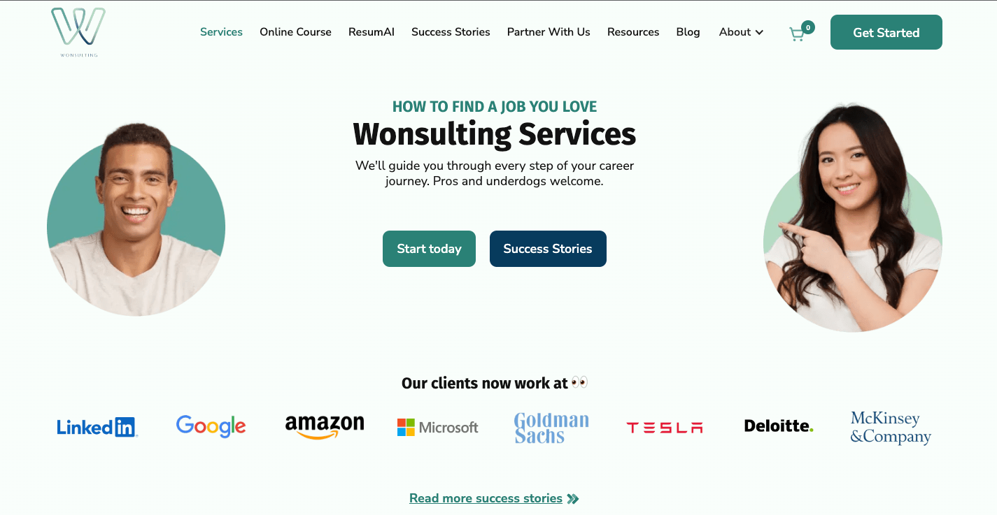 Wonsulting - Services | How to Find a Job You Love!