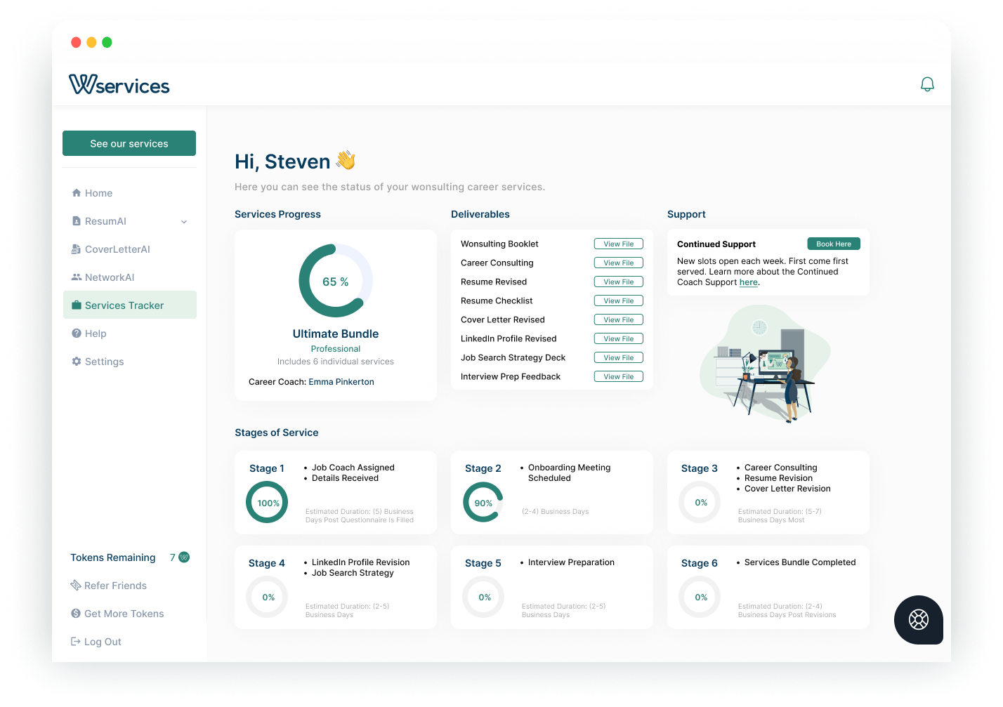 Wonsulting - Client Portal