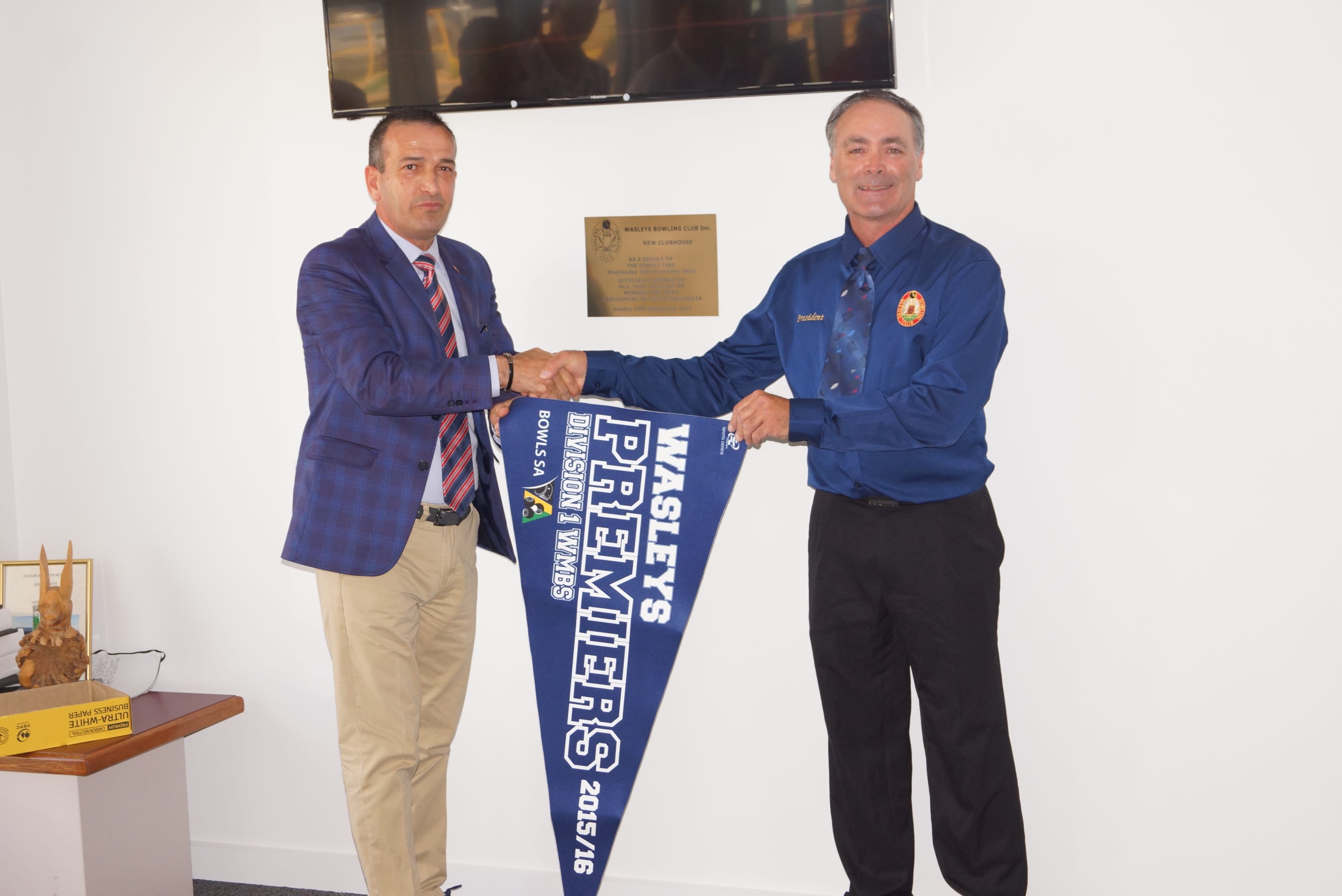 Fire Devastated Bowling Clubrooms Re-Open In Wasleys | Tony Piccolo MP