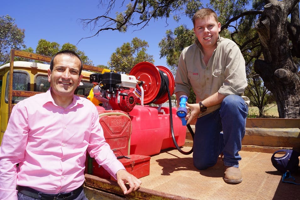 Grant Helps David's Farm Fire Fighting Capabilities | Tony Piccolo MP