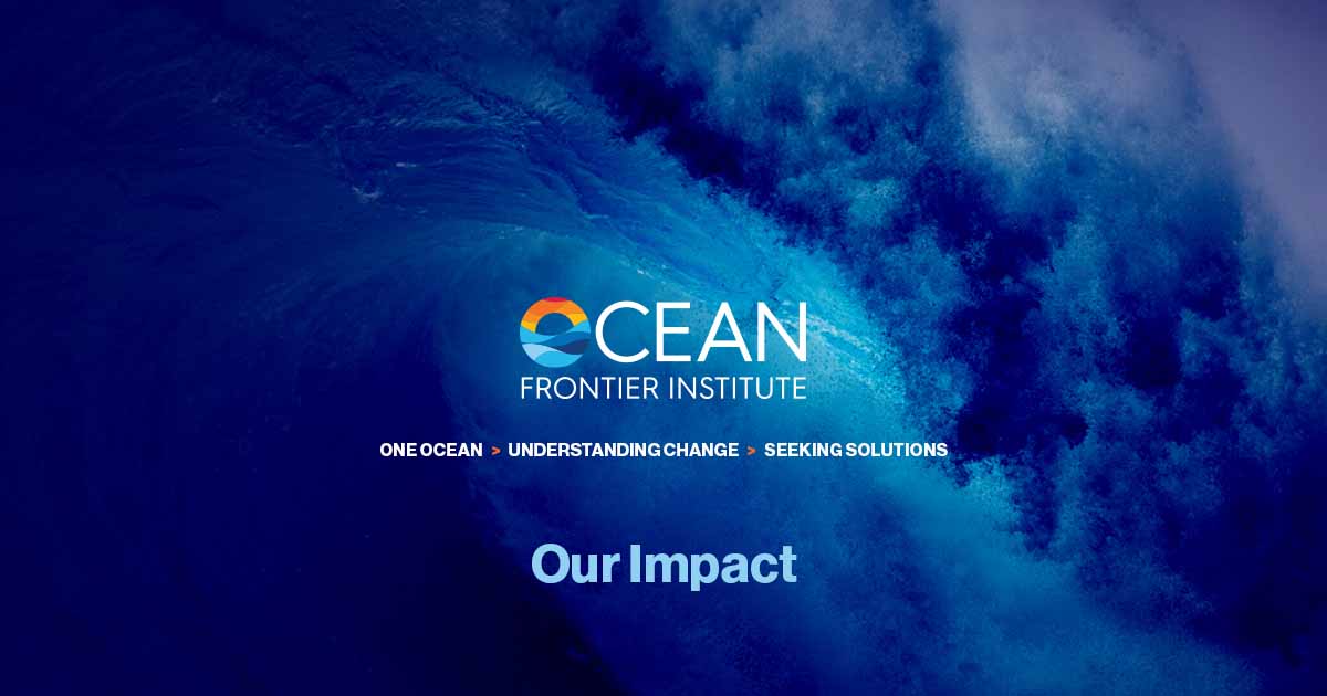 Ocean Graduate Excellence Network | Ocean Frontier Institute