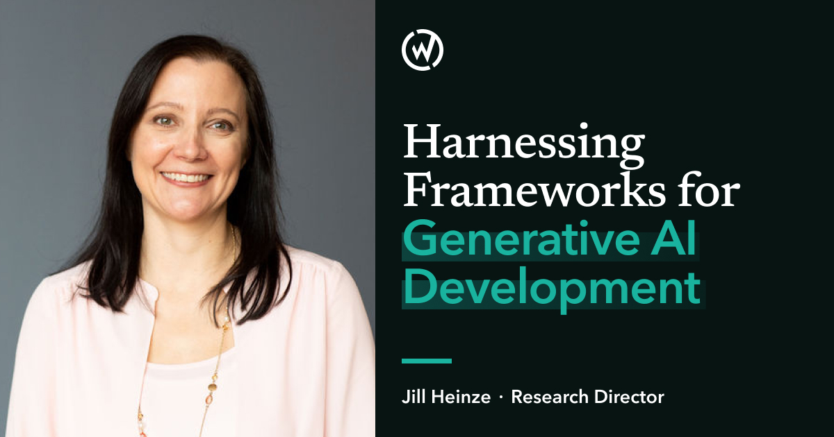 Harnessing Frameworks for Generative AI | WillowTree Harnessing Frameworks for Generative AI | WillowTree