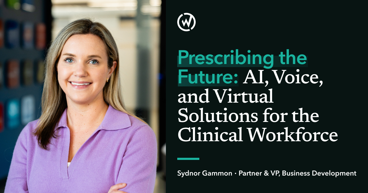 AI, Voice, and Virtual Solutions for the Clinical Workforce