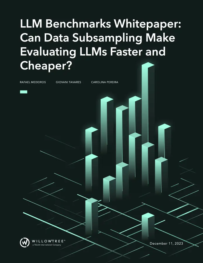 LLM Benchmarks Study: Using Data Subsampling | WillowTree