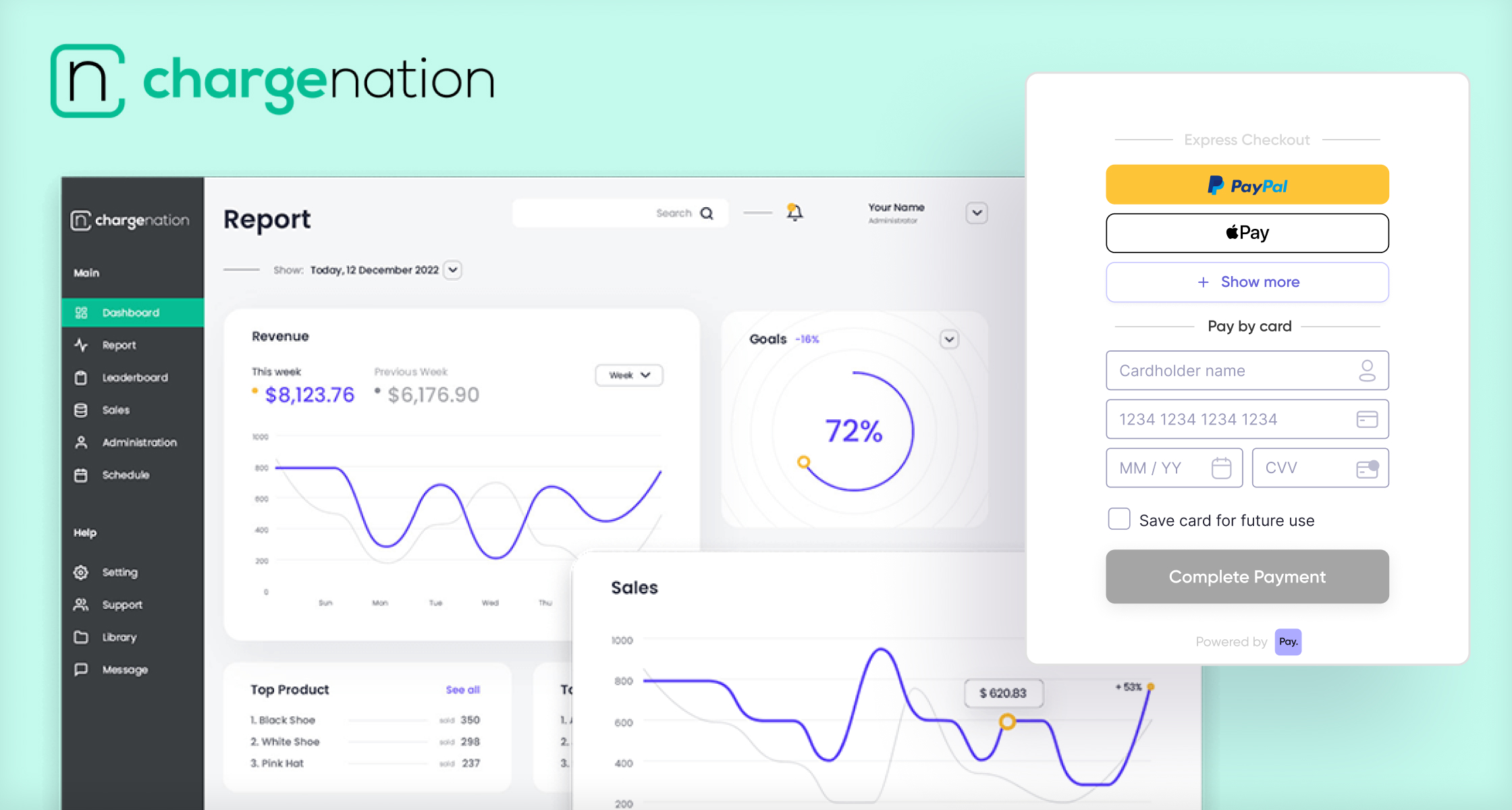 Pay.com for ChargeNation.io: Payment Integration for Payment Platforms