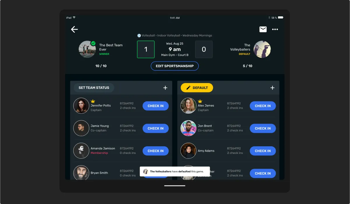Fusion Play - League Management