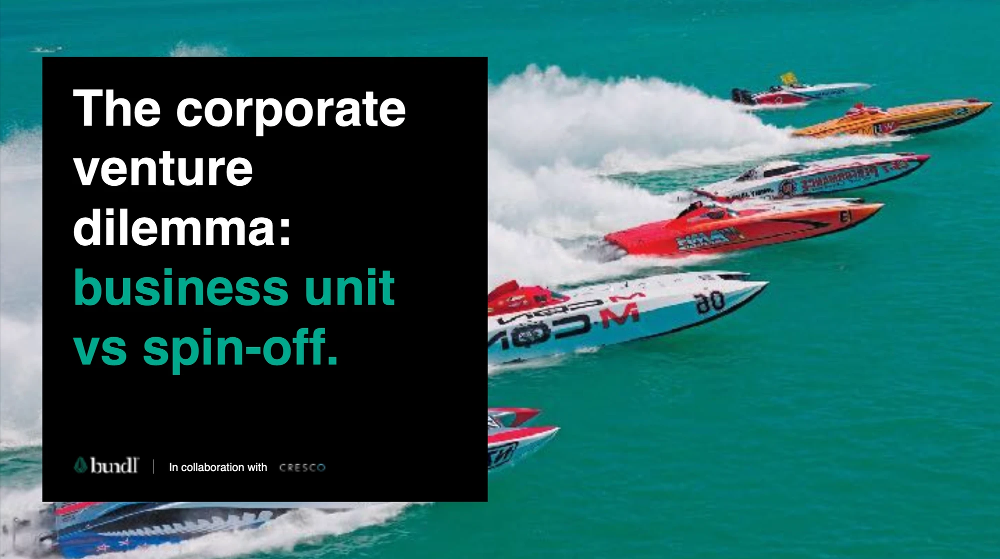 The corporate venture dilemma: spin-off vs business unit.