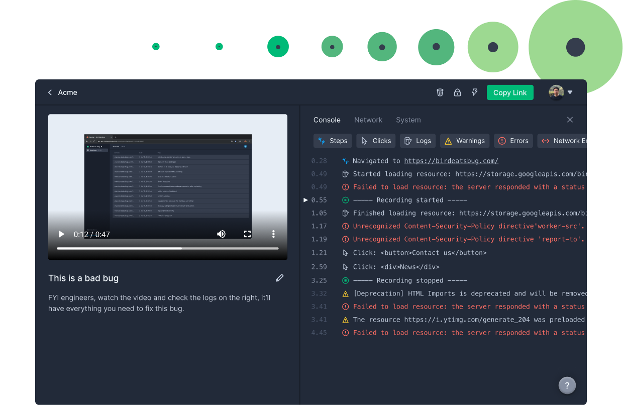 The Bug Reporting Tool for Customer Support | Bird Eats Bug