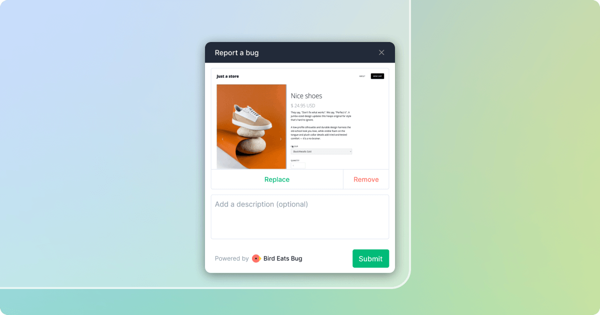 Web SDK for Developers | Bird Eats Bug