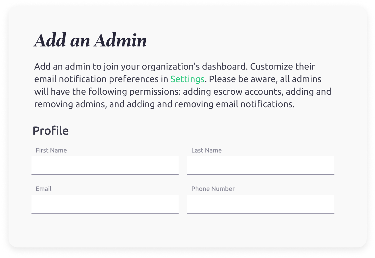 Guide to Your Admin Dashboard