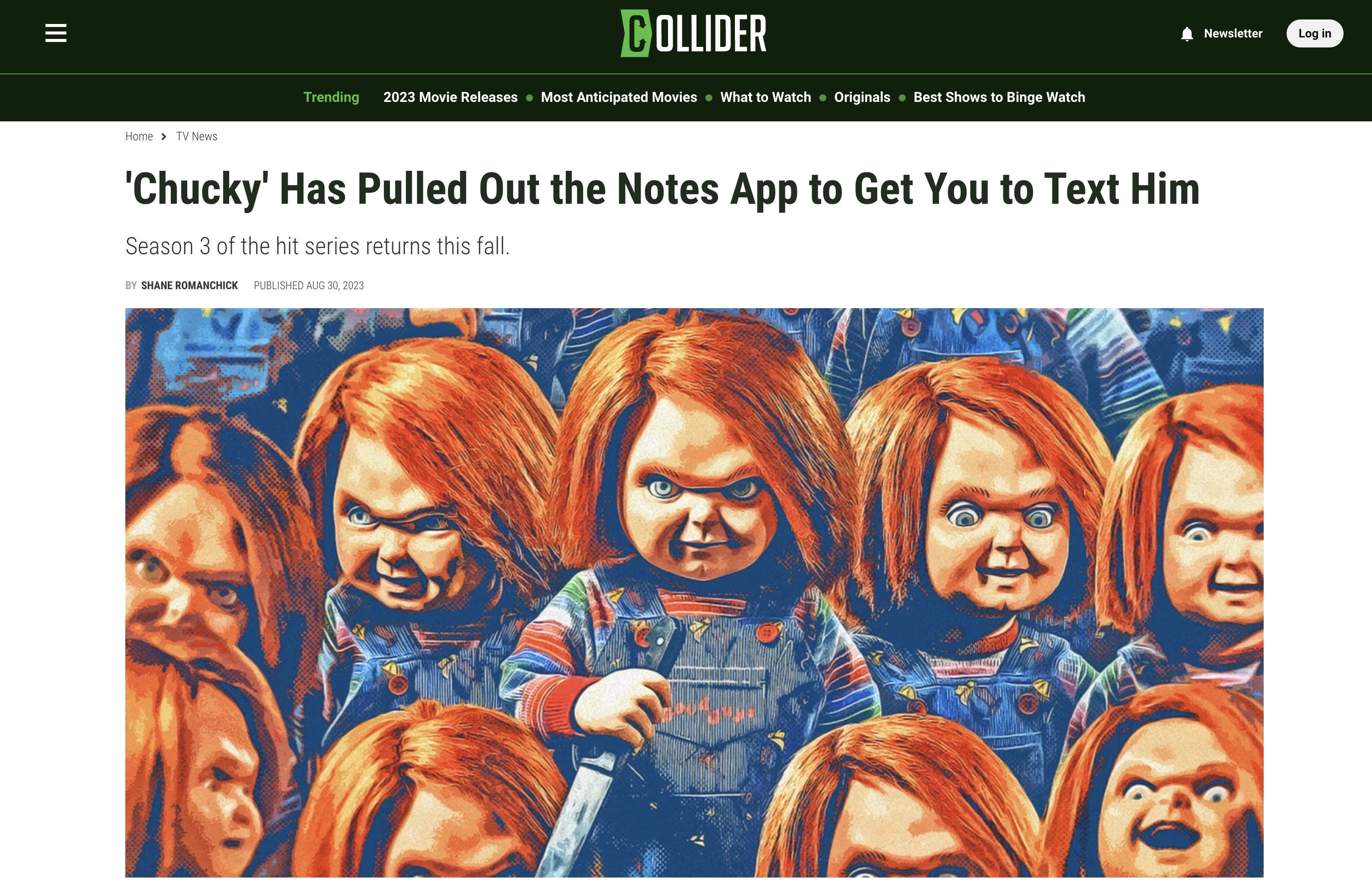 Driving Viral Fandom and Viewership for Chucky Season 3 Through SMS ...