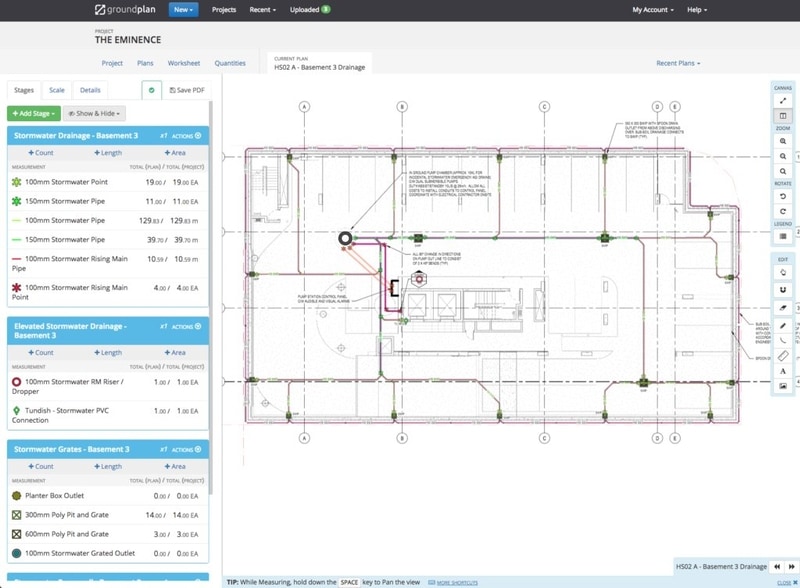 Cloud Based Plumbing Estimating & Takeoff Software - Groundplan