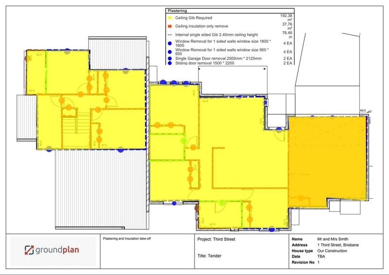 Cloud Based Plasterboard Estimating & Takeoff Software - Groundplan