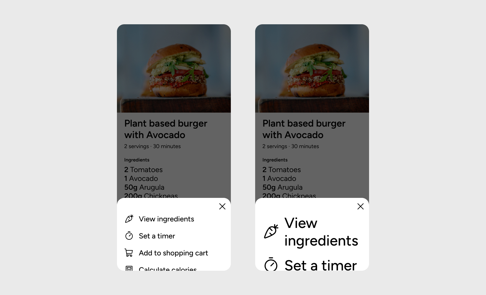 Improving the accessibility of Bottom Sheets