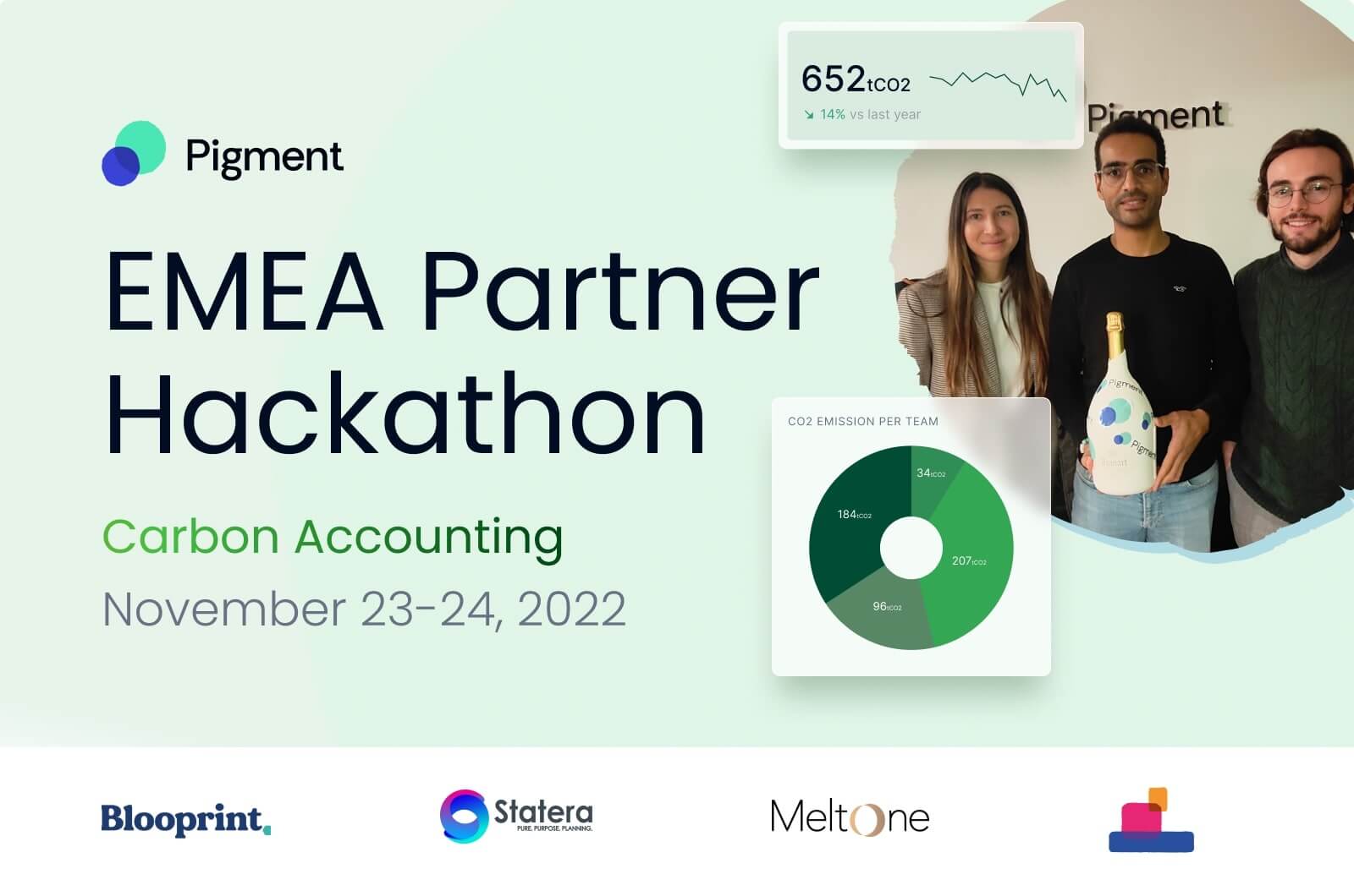 Highlights From Pigment's First Ever EMEA Partner Hackathon
