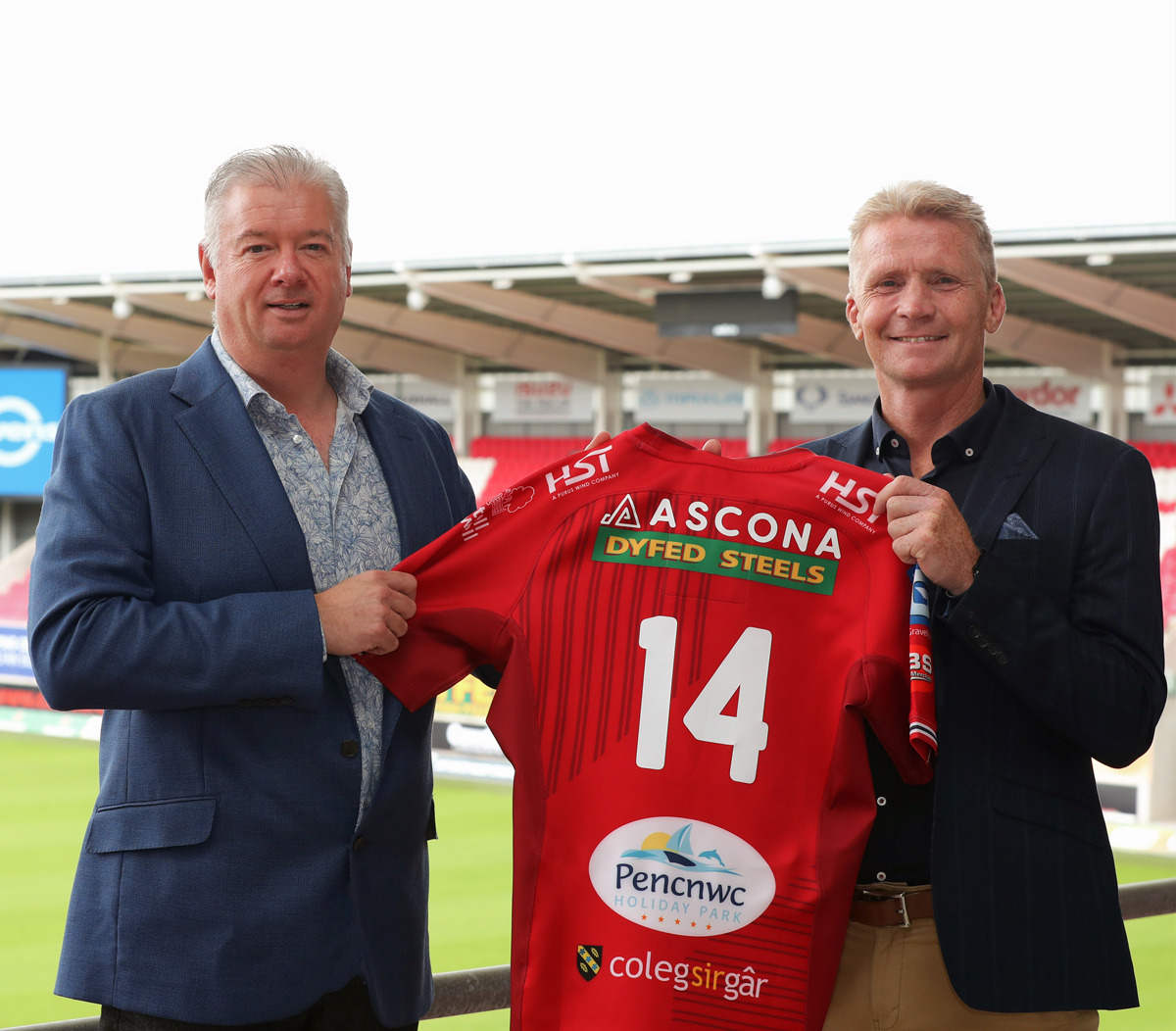 Ascona are headline sponsors for Scarlets Rugby.