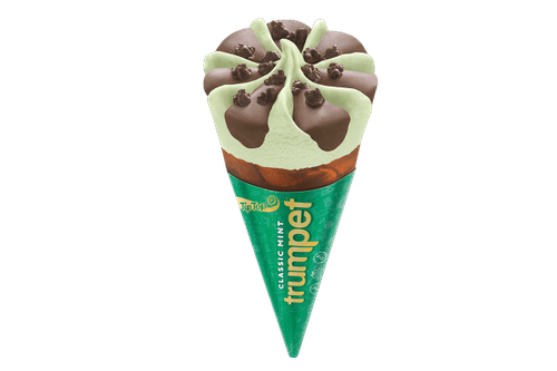 Tip Top Mint Trumpet Ice Cream - Tip Top