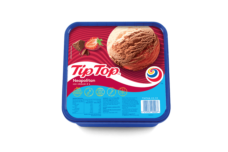 Tip Top Ice Cream Tubs - Tip Top