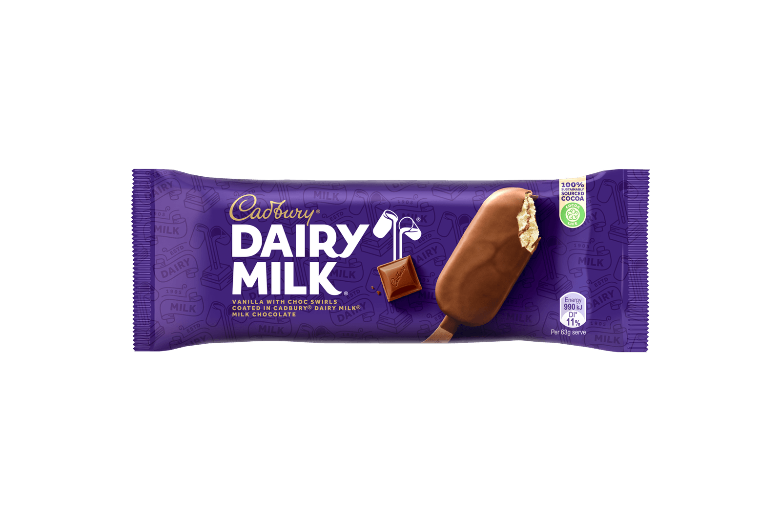 Cadbury® Dairy Milk® Vanilla - Tip Top