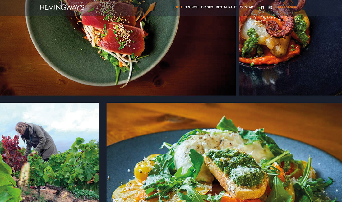 Hemingway's - Webdesign & Développement - Identité de marque -Motion ...