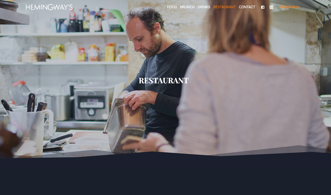 Hemingway's - Webdesign & Développement - Identité de marque -Motion ...