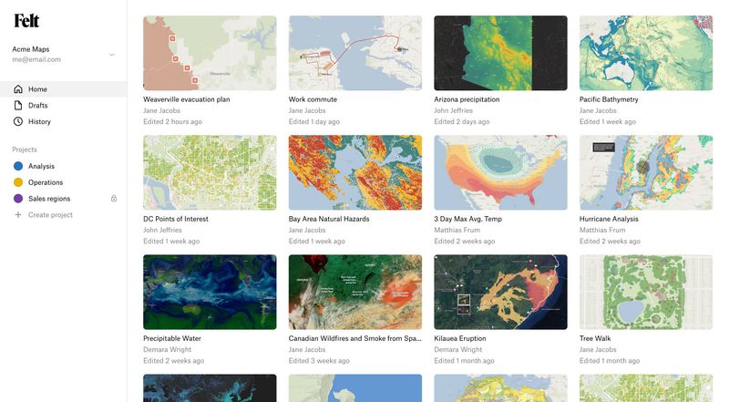 Felt - The best way to work with maps on the internet