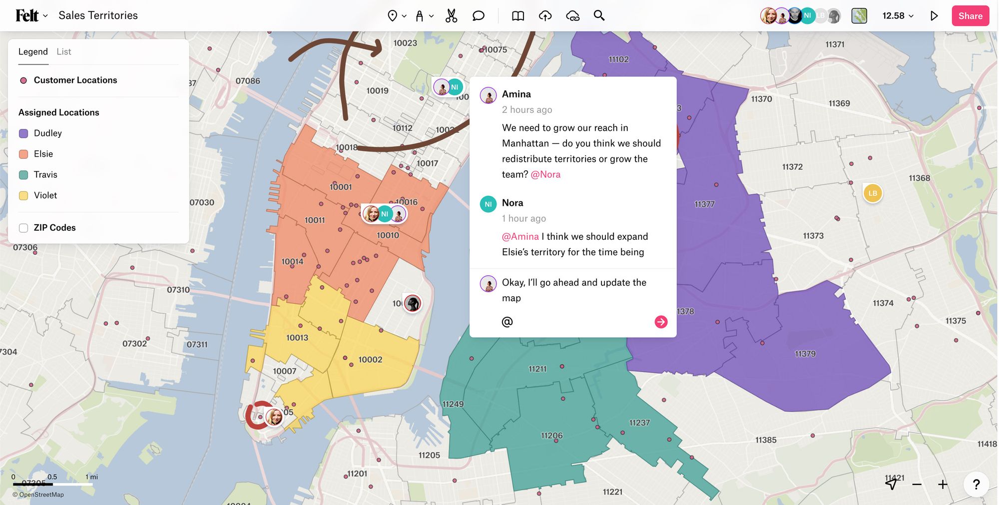 Felt - The best way to work with maps on the internet