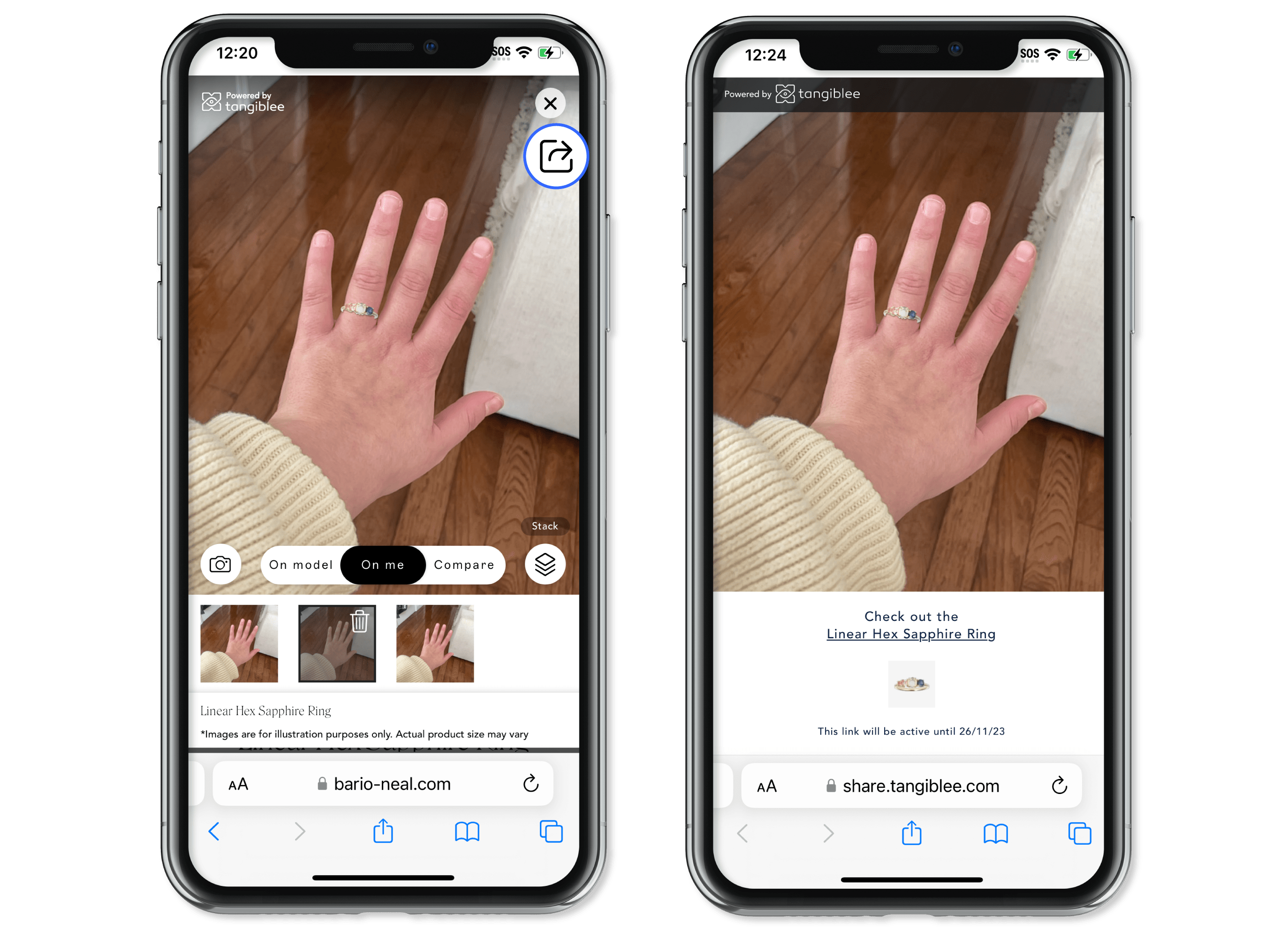 Tangiblee Virtual Try-On