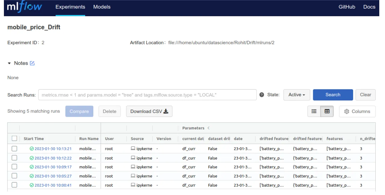 How to detect drift with Evidently and MLFlow