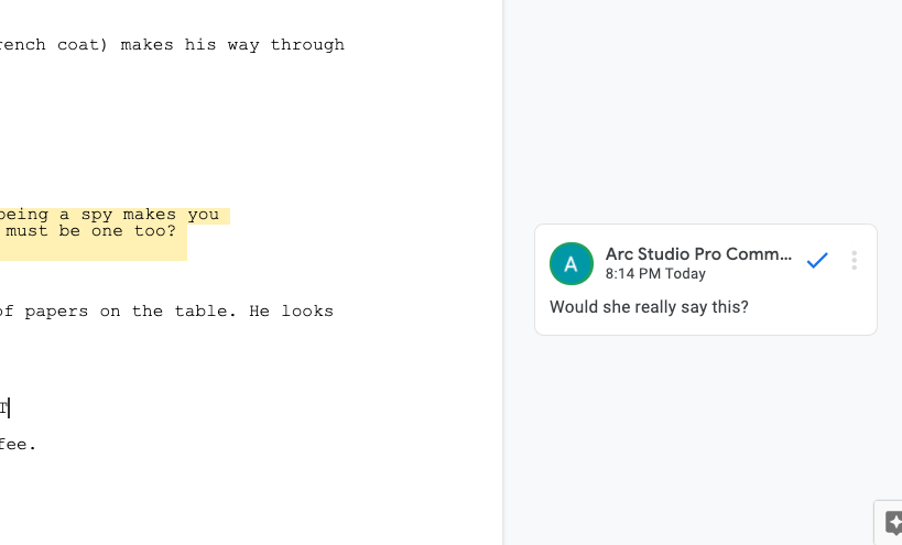 Screenwriting with Google Docs - Arc Studio Blog
