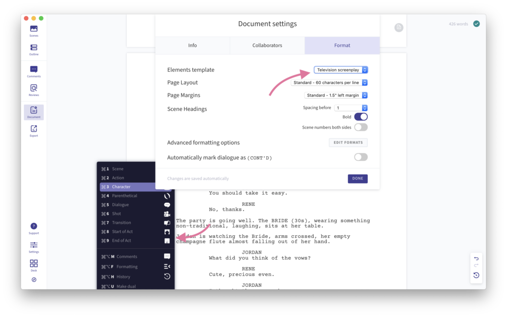 Advanced Formatting - Arc Studio Blog