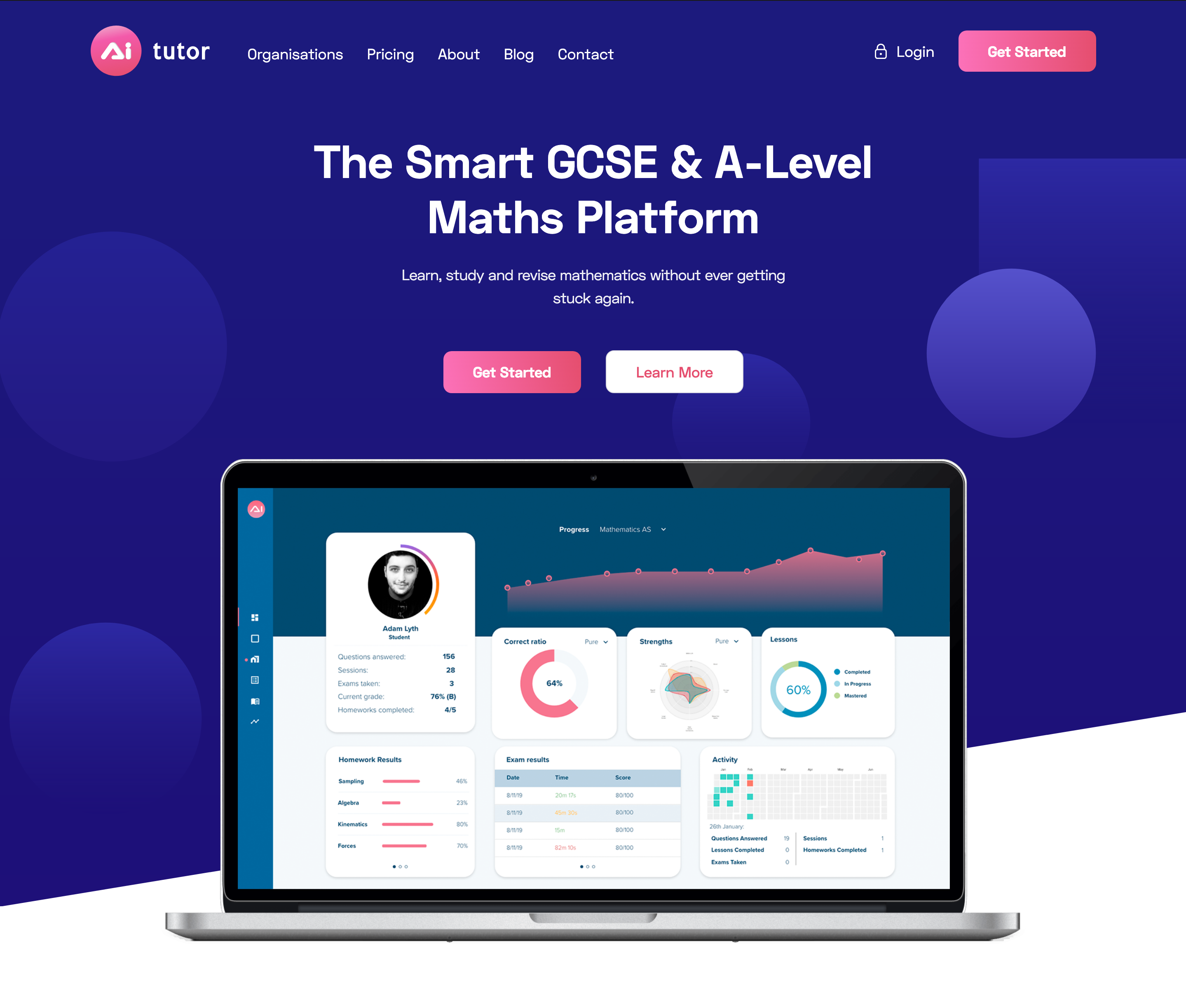 AITutor - The Smart GCSE & A-Level Maths Platform