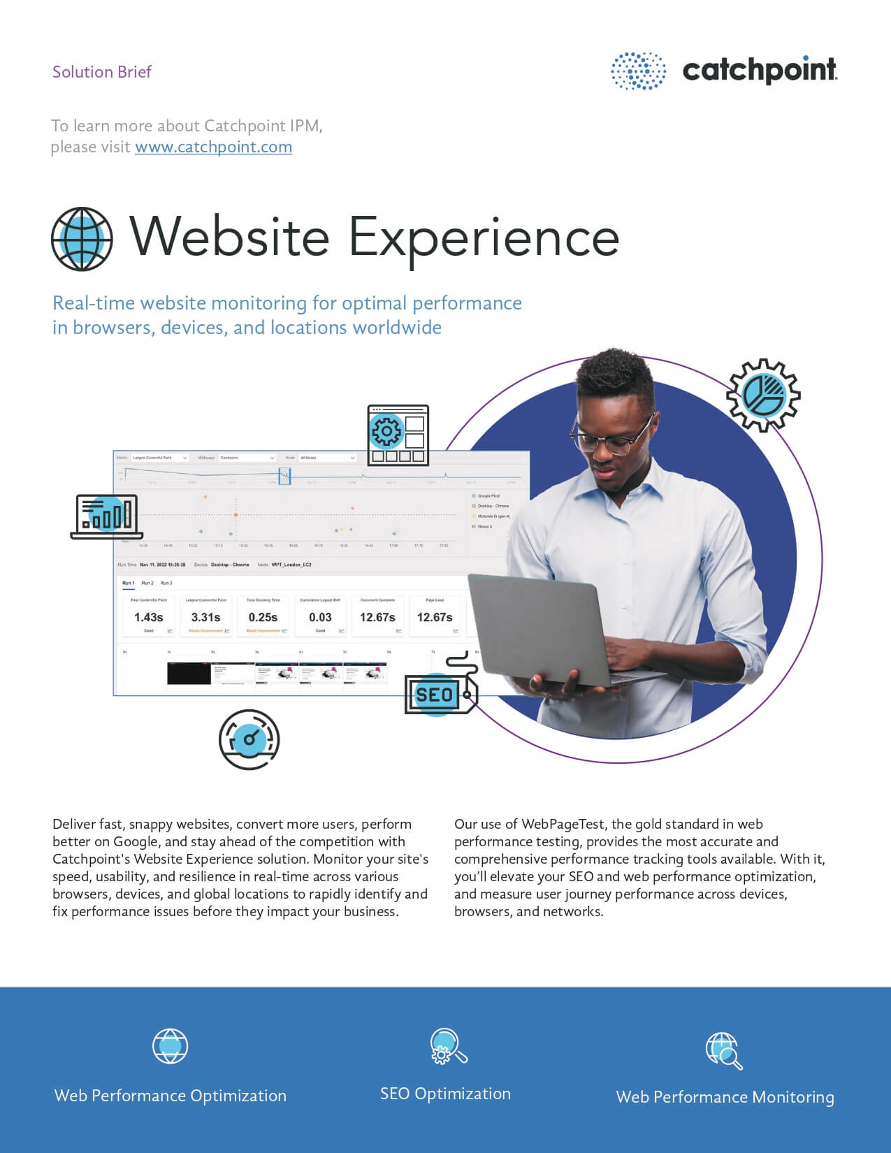 Catchpoint Website Experience Solution Brief