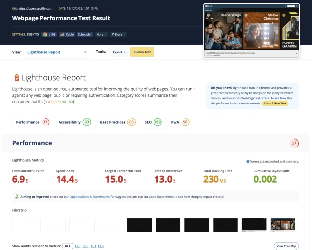 Lighthouse in WebPageTest Just Got Even Better!